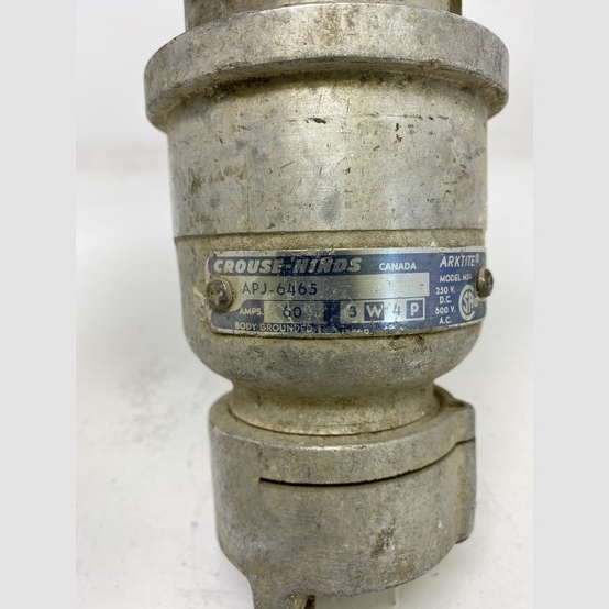 Crouse Hinds APJ-6465 60Amp 3W 4P Male Plug